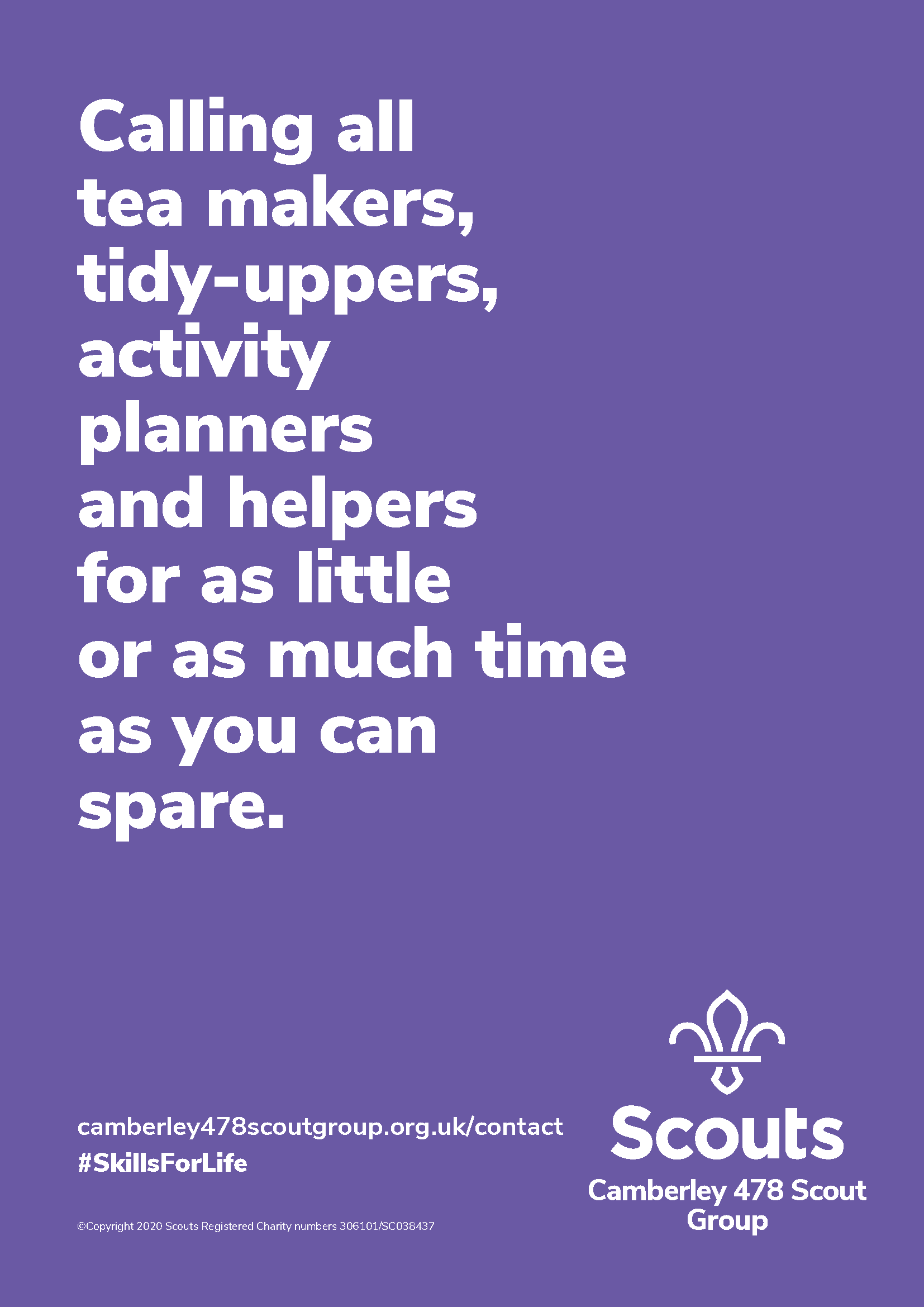 Volunteer - Camberley 478 Scout Group